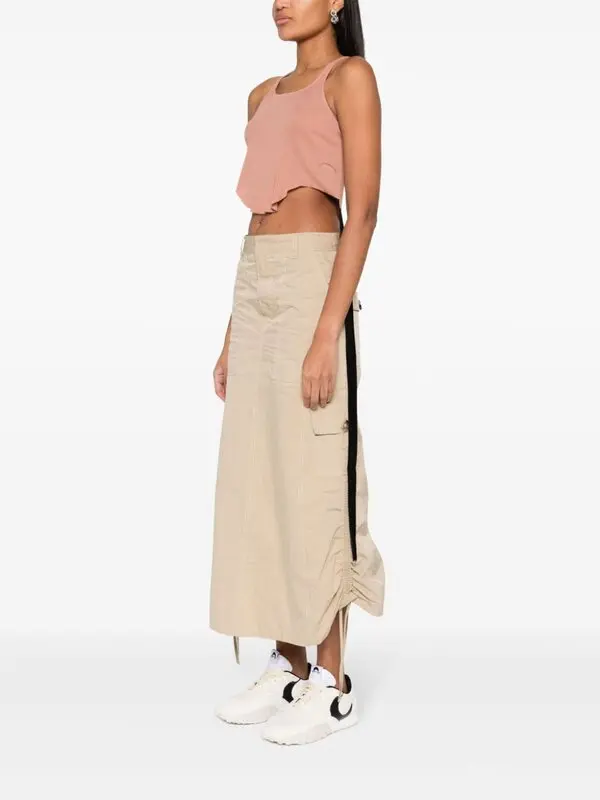 Rick Owens Cropped Tank Top - Pink