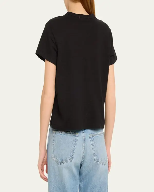 AMO Love Crewneck Tee - Black