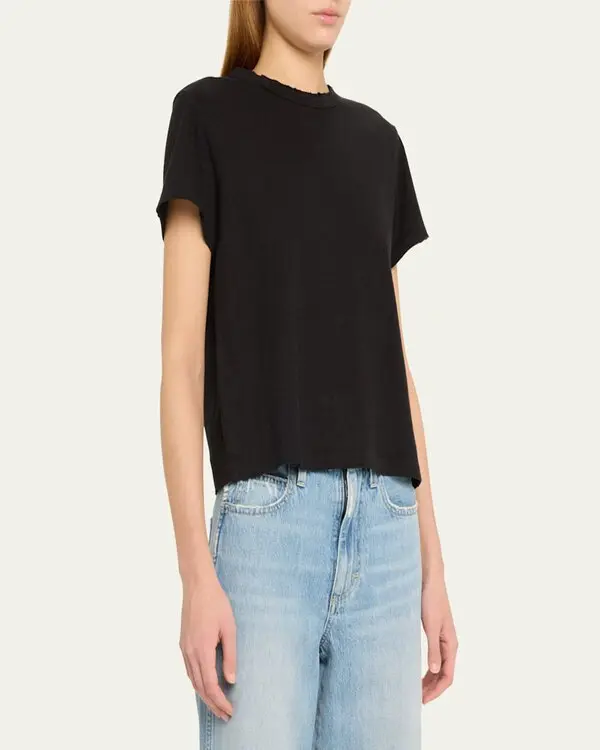 AMO Love Crewneck Tee - Black