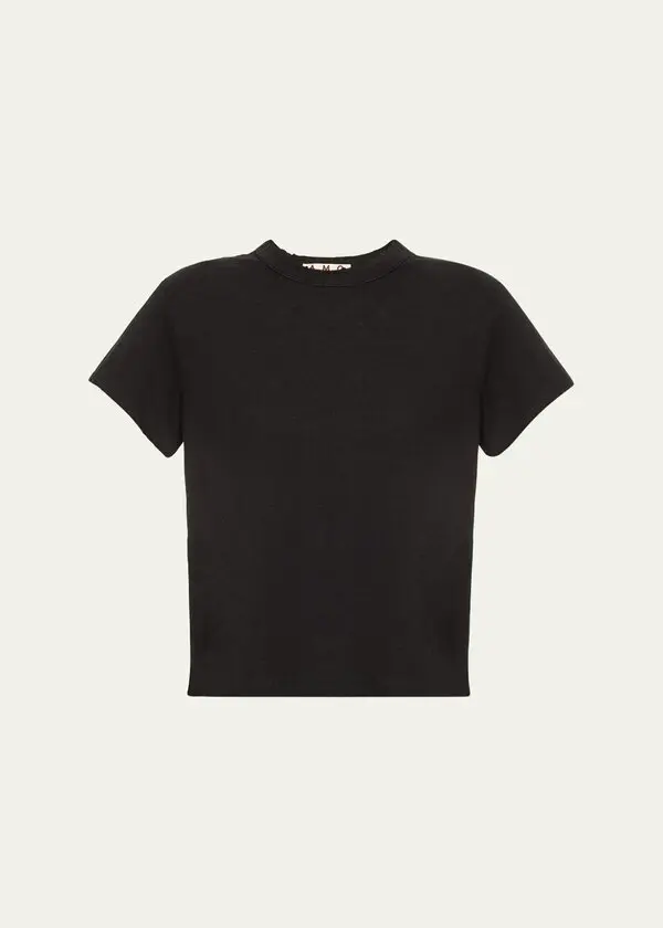 AMO Love Crewneck Tee - Black