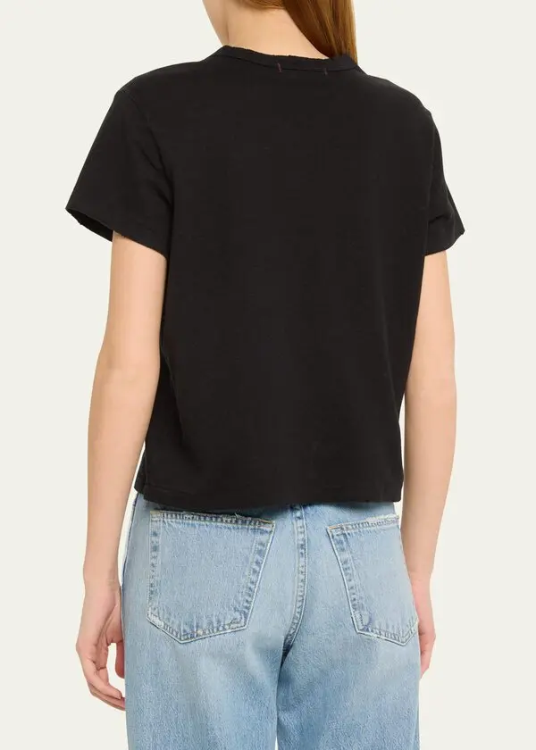 AMO Love Crewneck Tee - Black