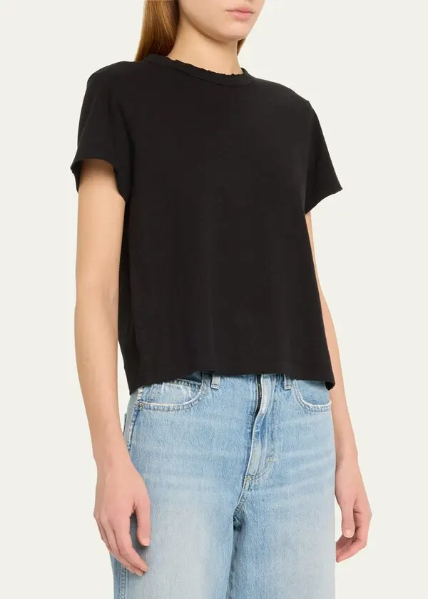 AMO Love Crewneck Tee - Black