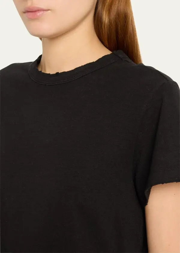 AMO Love Crewneck Tee - Black