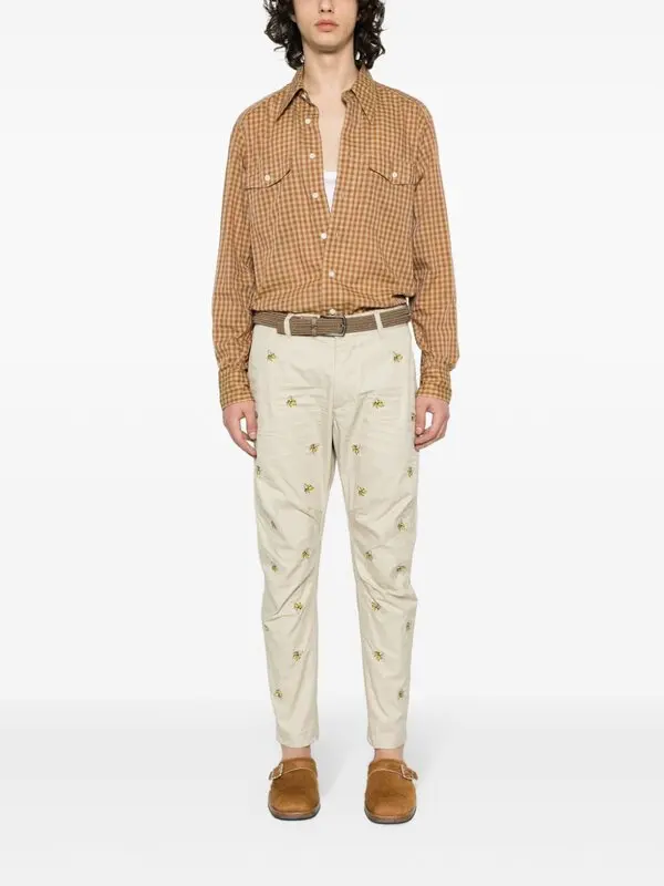 Dsquared2 Embroidered Fruits Chino Pants