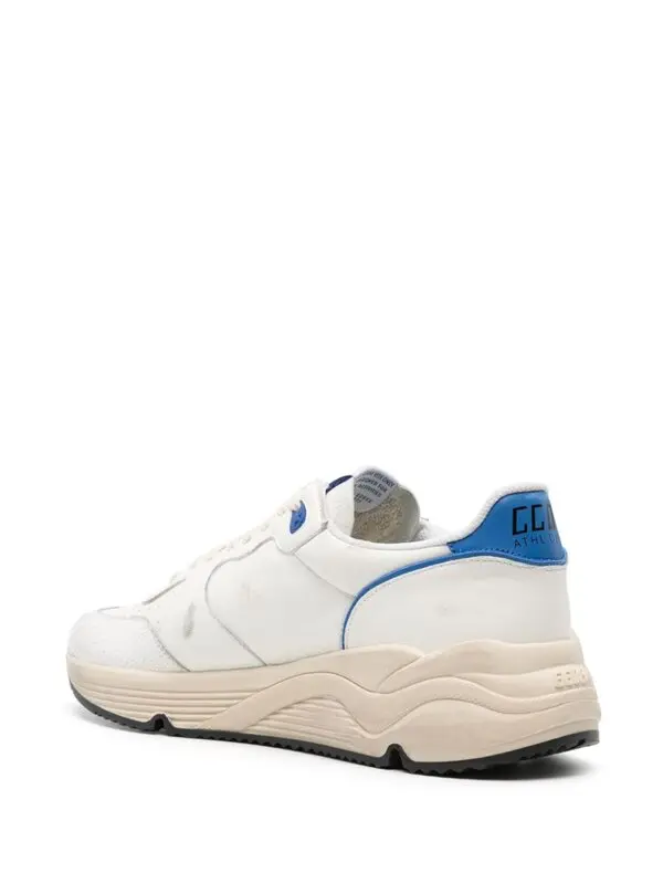 GOLDEN GOOSE Running Leather Sneakers - White