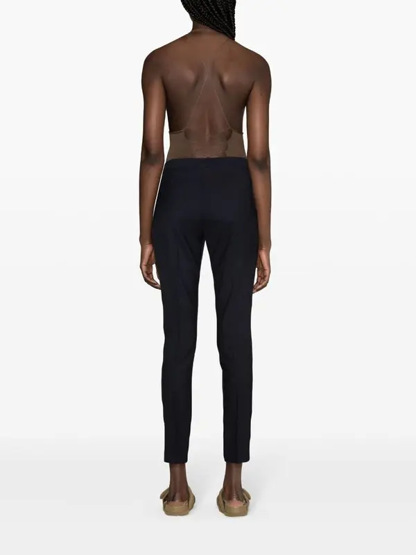 Fabiana Filippi Tapered Merino-blend Trousers - Blue