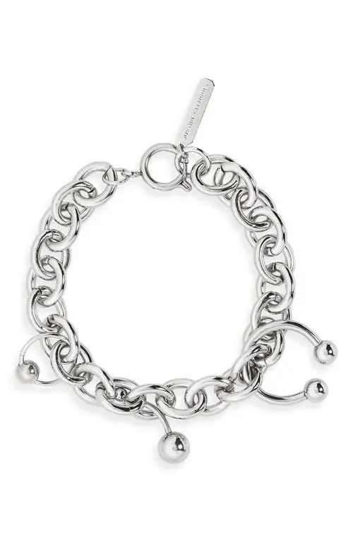 JUSTINE CLENQUET Holly Pierced Bracelet - Palladium