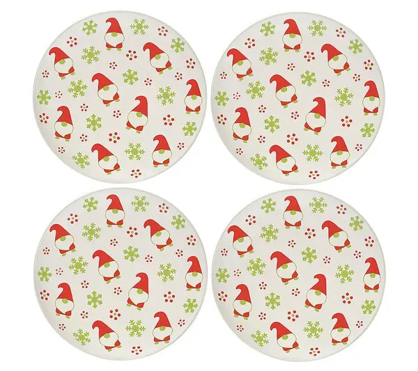 TEMP-TATIONS Seasonal Set Of Essential Dinner Plates - One-color