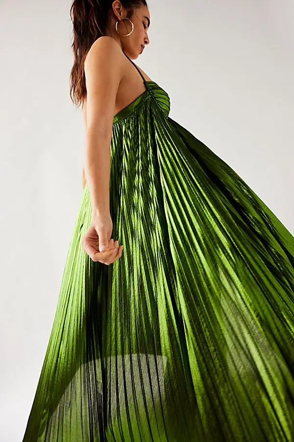 Retrofete Diana Dress In Lime - 83% Off | Editorialist