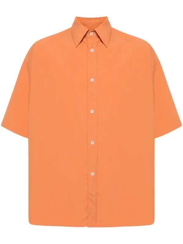 Sage Nation Chisholm Point-Collar Shirt In Orange - 75% Off