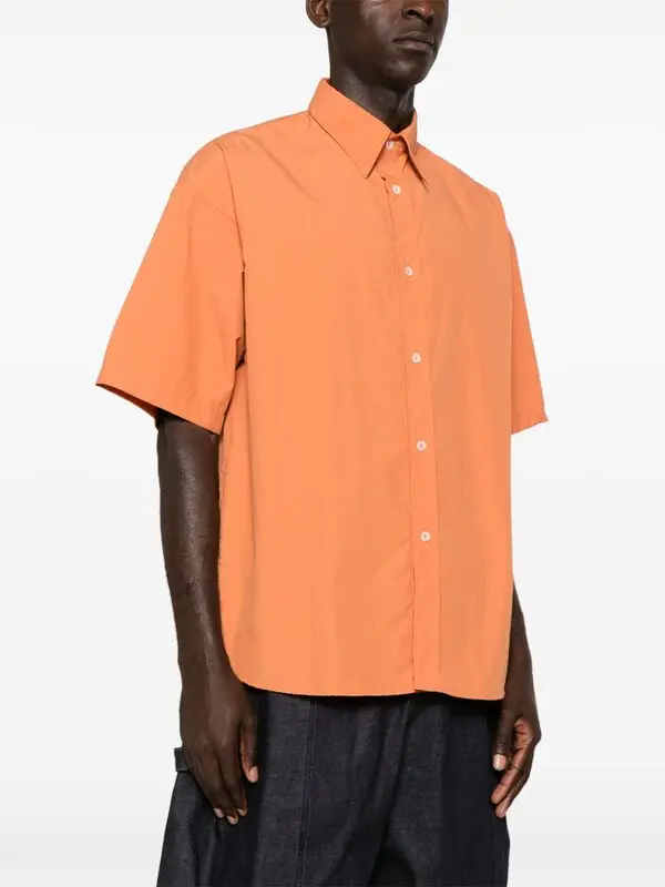 Sage Nation Chisholm Point-Collar Shirt In Orange - 75% Off