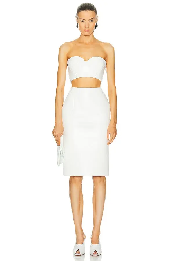 Alaïa Patent Leather Pencil Skirt