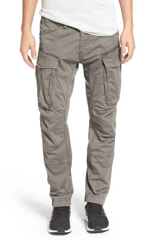 G-star Raw Raw Rovik Tapered Fit Cargo Pants - Gs Grey