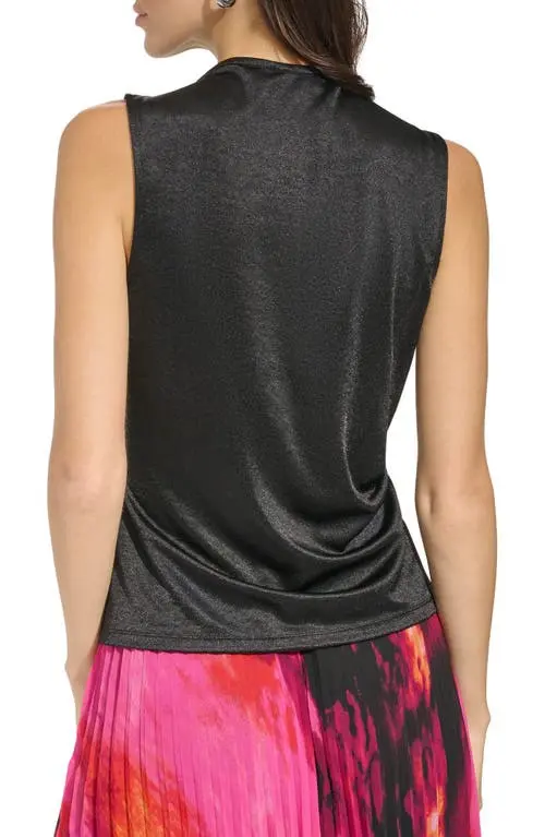 Dkny Cowl Neck Sleeveless Top