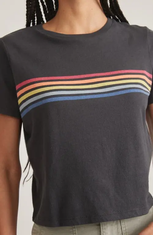 Marine Layer Striped Crop T-shirt
