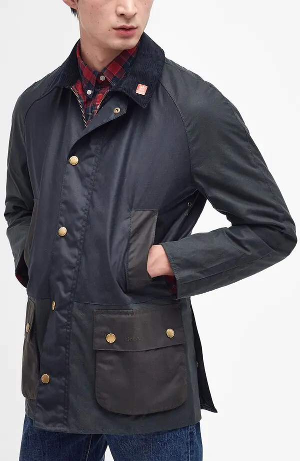 美品　Barbour ASHBY アシュビー　Lサイズ　ネイビー カバーなし Barbour ASHBY アシュビー Lサイズ ネイビー カバーなし 即納 バブアー