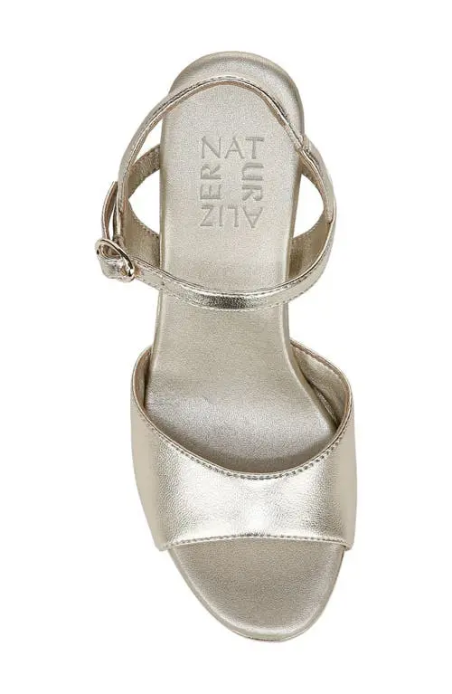 Naturalizer Lala Ankle Strap Sandal - Champagne