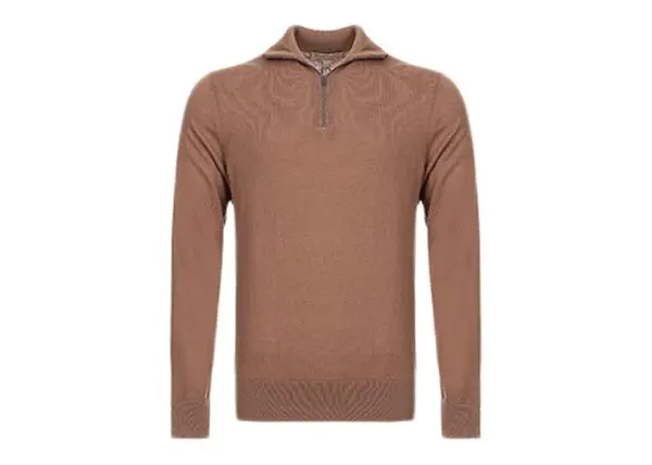 Burberry Cashmere Blend Quarter-zip Sweatshirt