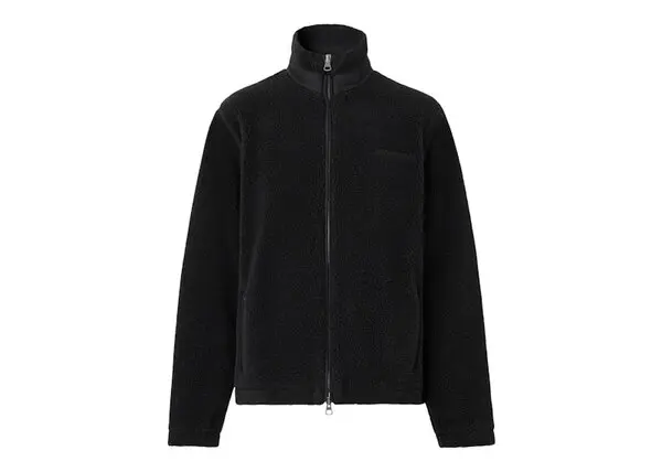 Burberry Embroidered Fleece Jacket