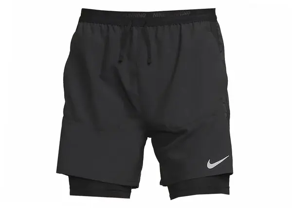 Nike Dri-fit 5 Hybrid Running Shorts - Black
