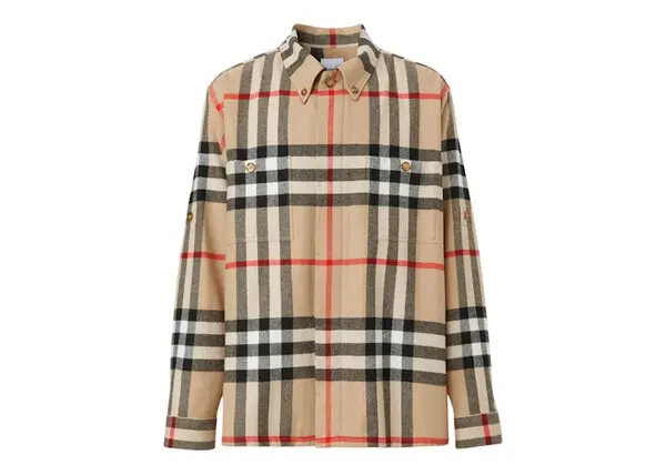 Burberry House Check Wool Cotton Shirt