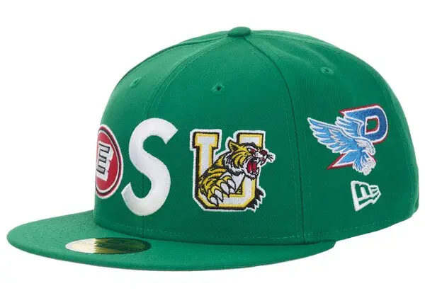 New Era Supreme Swarovski S Logo 59fifty Fitted Cap - Green