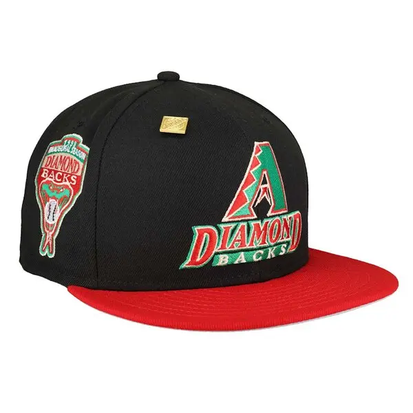 Supreme New Era New York Mets Wheels 40th Anniversary Patch Hat Club Exclusive 59fifty Fitted Hat - Black/grey