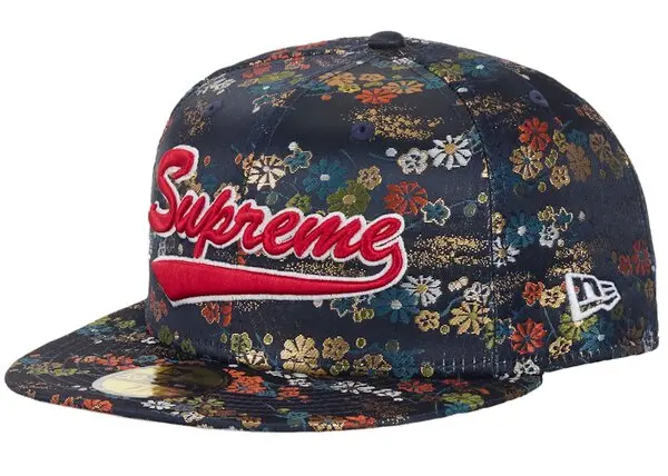 Aimé Leon Dore Og Logo Rhinestones 59fifty Fitted Hat - Navy Blue