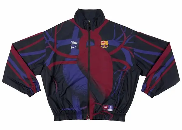 PATTA X Barcelona Fc Track Jacket - Black/white