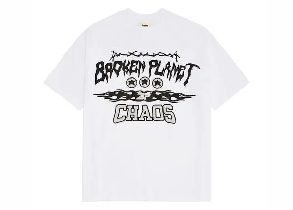 BROKEN PLANET Chaos T-shirt - Snow White