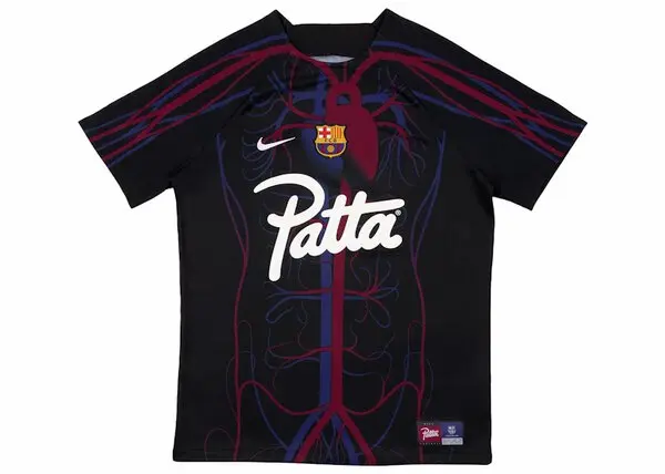 PATTA X Barcelona Fc Pre-match Jersey - Black/white