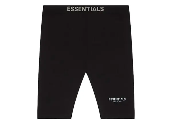 Fear Of God Essentials Biker Shorts - Dark Slate/stretch Limo/black