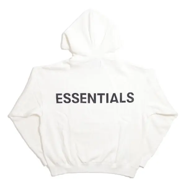 Fear Of God Essentials 3m Logo Pullover Hoodie - White