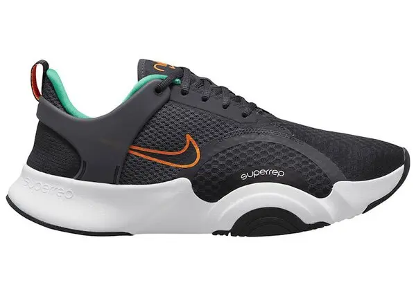 Nike Superrep Go 2 Sneakers - Dark Smoke Grey/clear Emerald/white