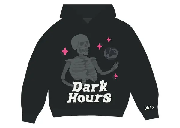 BROKEN PLANET Dark Hours Vol. 2 Hoodie - Soot Black