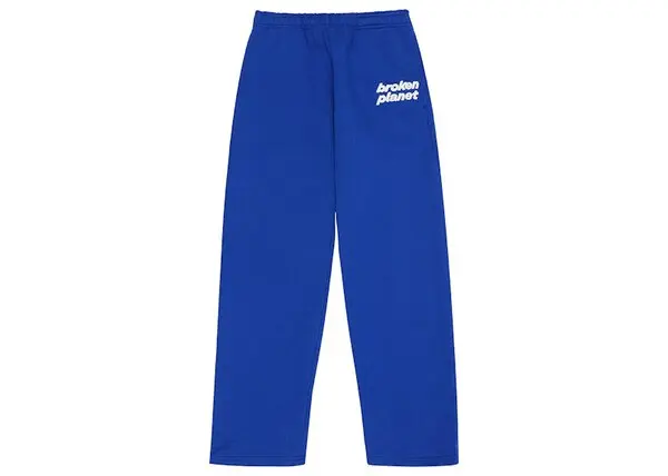 BROKEN PLANET Straight Leg Sweatpants - Deep Blue