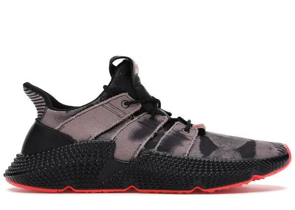 Adidas Prophere Bleached Black Sneakers - Core Black/solar Red