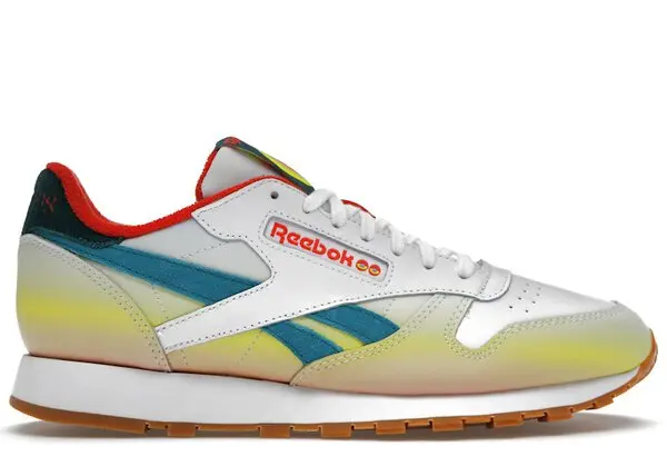 REEBOK Classic Leather Wake And Bake Sneakers - Footwear White/vivid Orange/hero Yellow