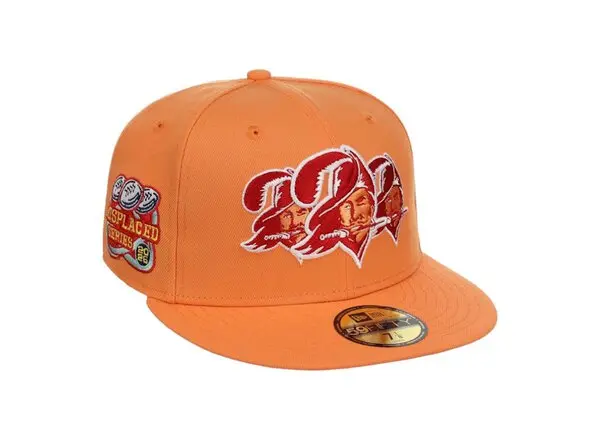 New Era Shop Box Logo 59fifty Fitted Cap - Orange/gray