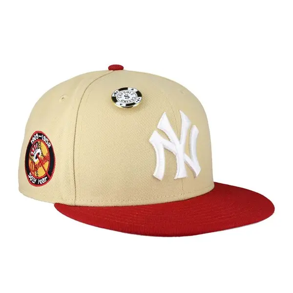 HELLSTAR Bape College New Era Cap - Tan/grey
