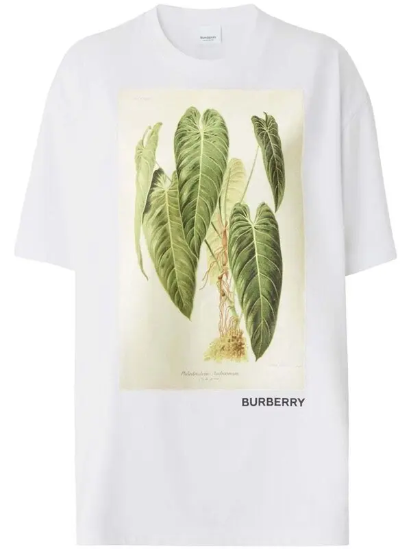 Burberry Botanical Sketch T-shirt - White