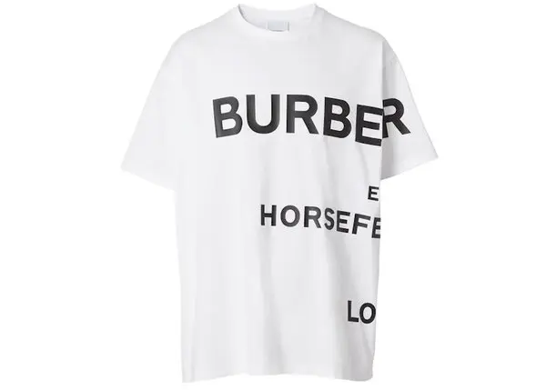Burberry Horseferryprint T-shirt - White/black