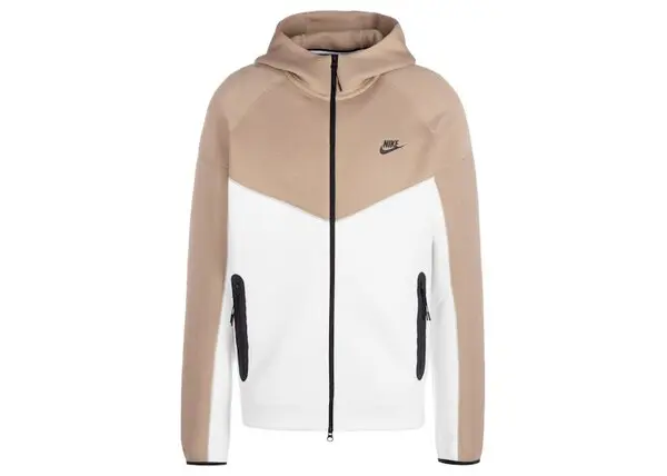 Nike Sportswear Tech Fleece Windrunner Fullzip Hoodie - Summit White/khaki/black