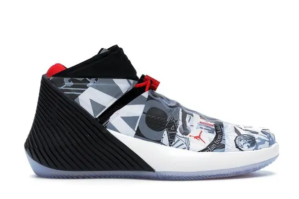 JORDAN Why Not Zer0.1 Mirror Image Sneakers - White/black/university Red