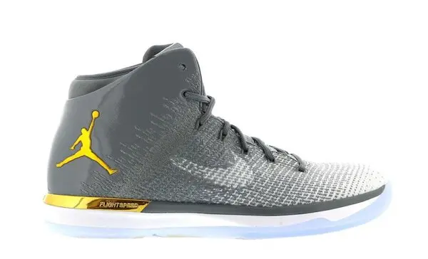 JORDAN Xxx1 Brand Classic West Sneakers - Cool Grey/white/metallic Gold