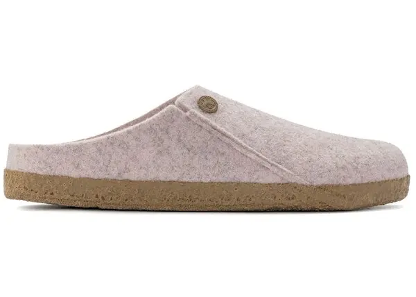 BIRKENSTOCK Zermatt Shearling Clog In Wool Felt - Light Rose