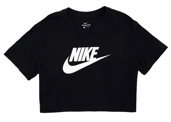 Nike Sportswear Essential Cropped T-shirt - Black