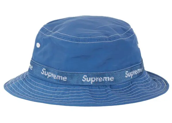 Supreme Checked Baseball Cap - Pale Blue