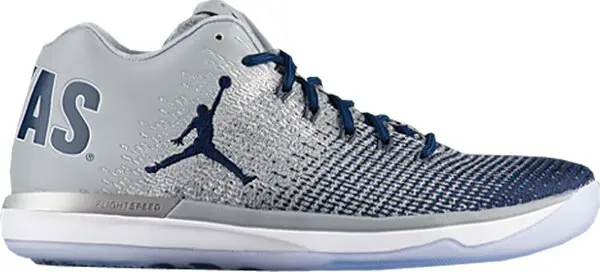 JORDAN Xxx1 Low Georgetown Sneakers - Wolf Grey/college Navy Blue/white