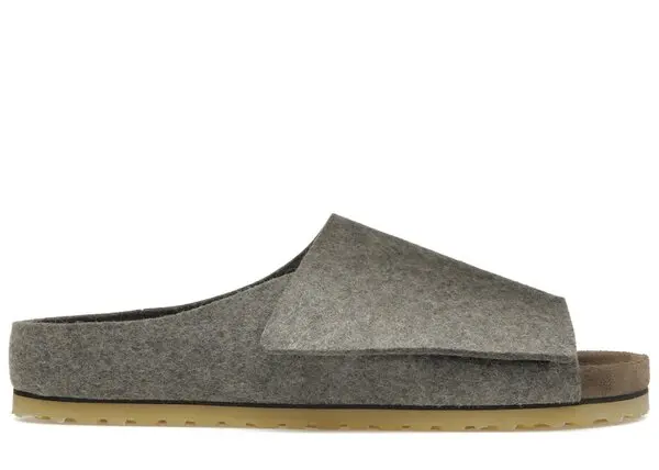 BIRKENSTOCK Los Feliz Wool Felt Slides - Ash